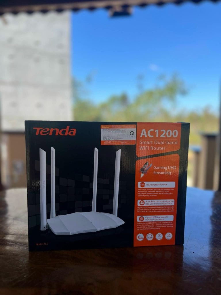 Router Wifi Chuẩn AC1200 Tenda AC5 V3 Trắng